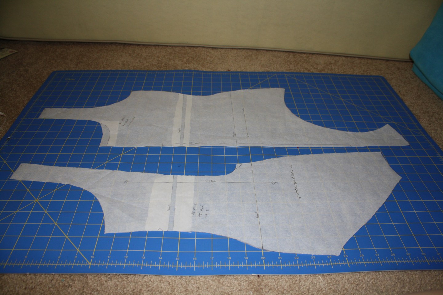 Skating Dress Tutorial Part III: Preparing the Pattern and Cutting ...
