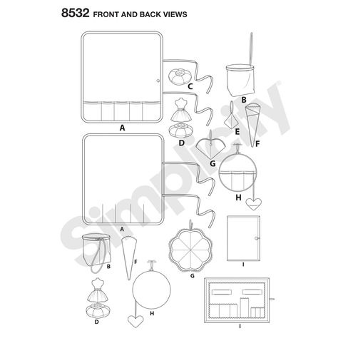 simplicity-sewing-accessories-pattern-8532-front-back-view – Doctor T ...