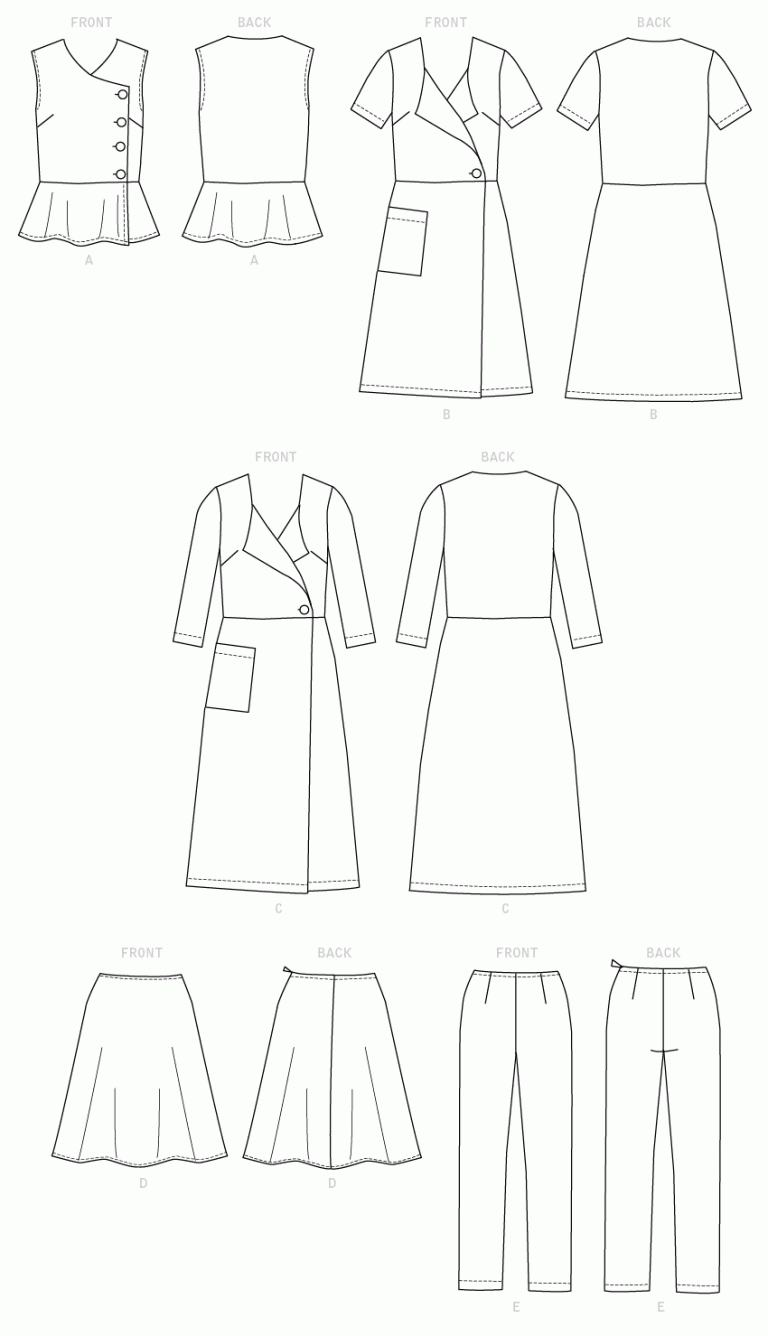 Butterick Patterns Spring 2019 – Doctor T Designs